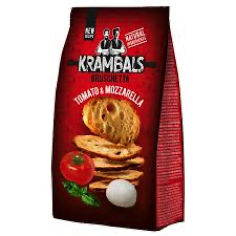 BRUSCHETTAS TOMATO & MOZZARELLA KRAMBALS 70GR - Molino a Granel